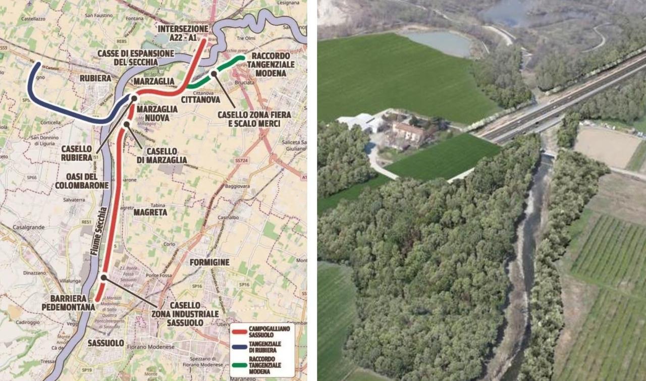 Autostrada Bretella Campogalliano-Sassuolo A22 A1, Costi esplosi e centinaia di Ettari di ...